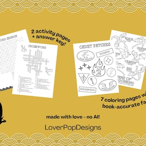 Fourth Wing Coloring & Activity Pages - Fourth Wing Inspried PDF Pages ...