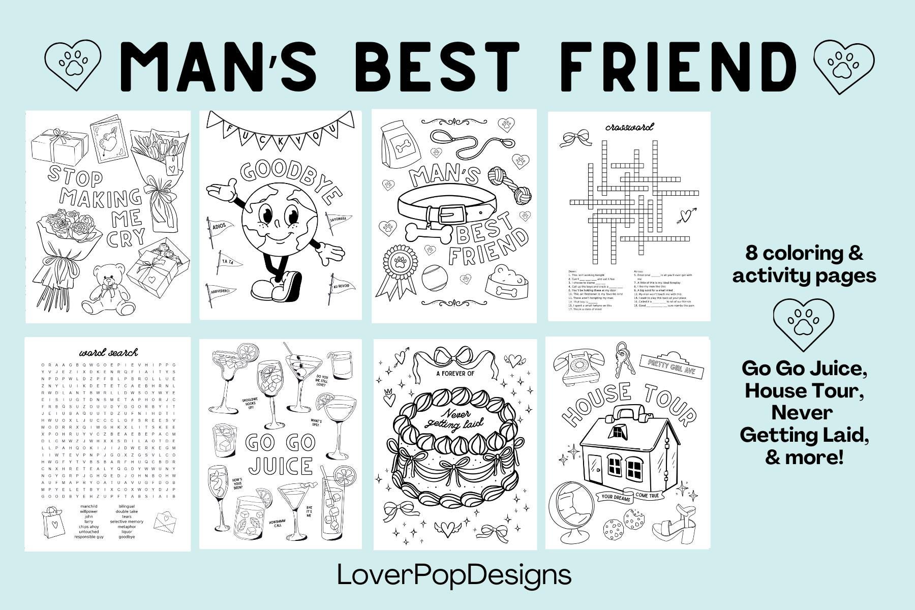 Boy Best Friend Coloring Pages