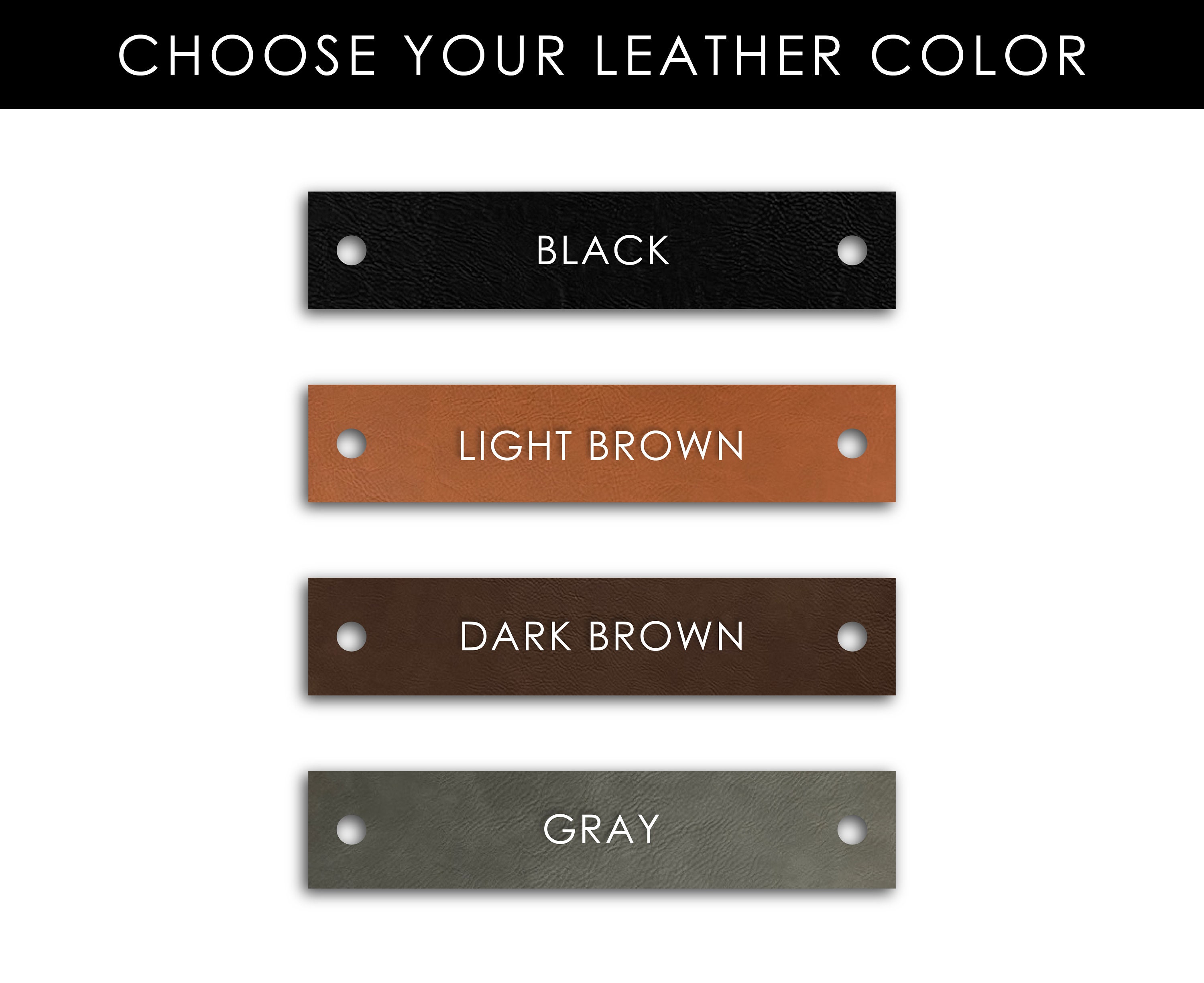 Custom Leather Labels With Name Leather Tags With Logo - Etsy