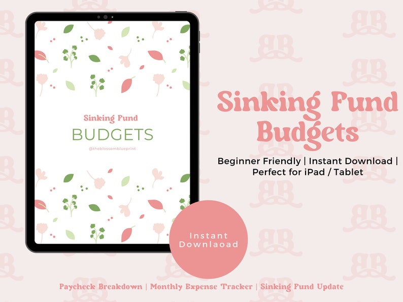 Sinking Fund Tracker | Sinking Fund Template | Organize & Track Sinking ...