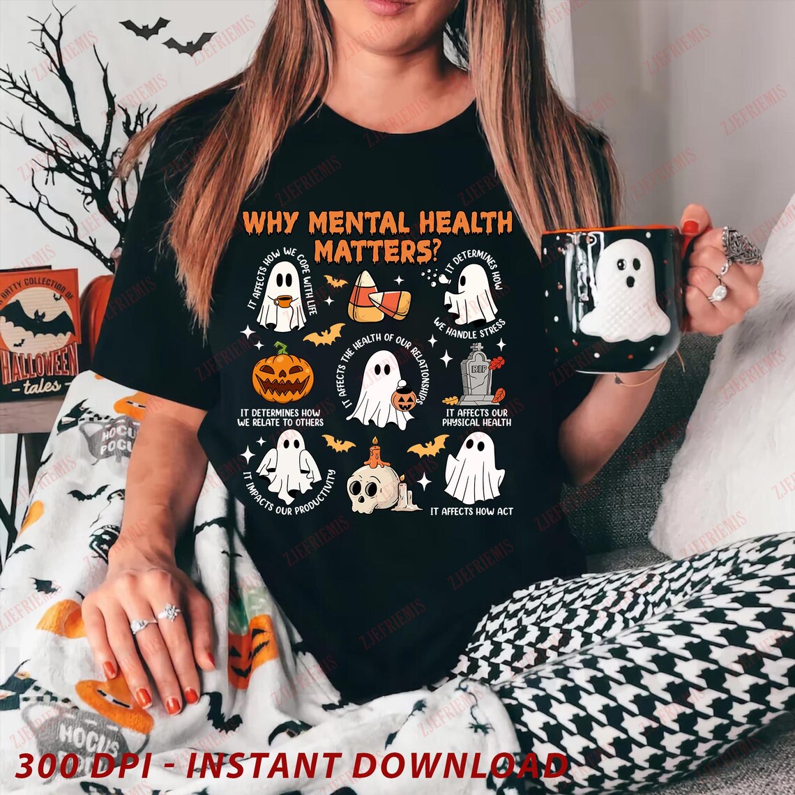 Why Mental Health Matters Png, Halloween Spooky, Halloween Mental ...
