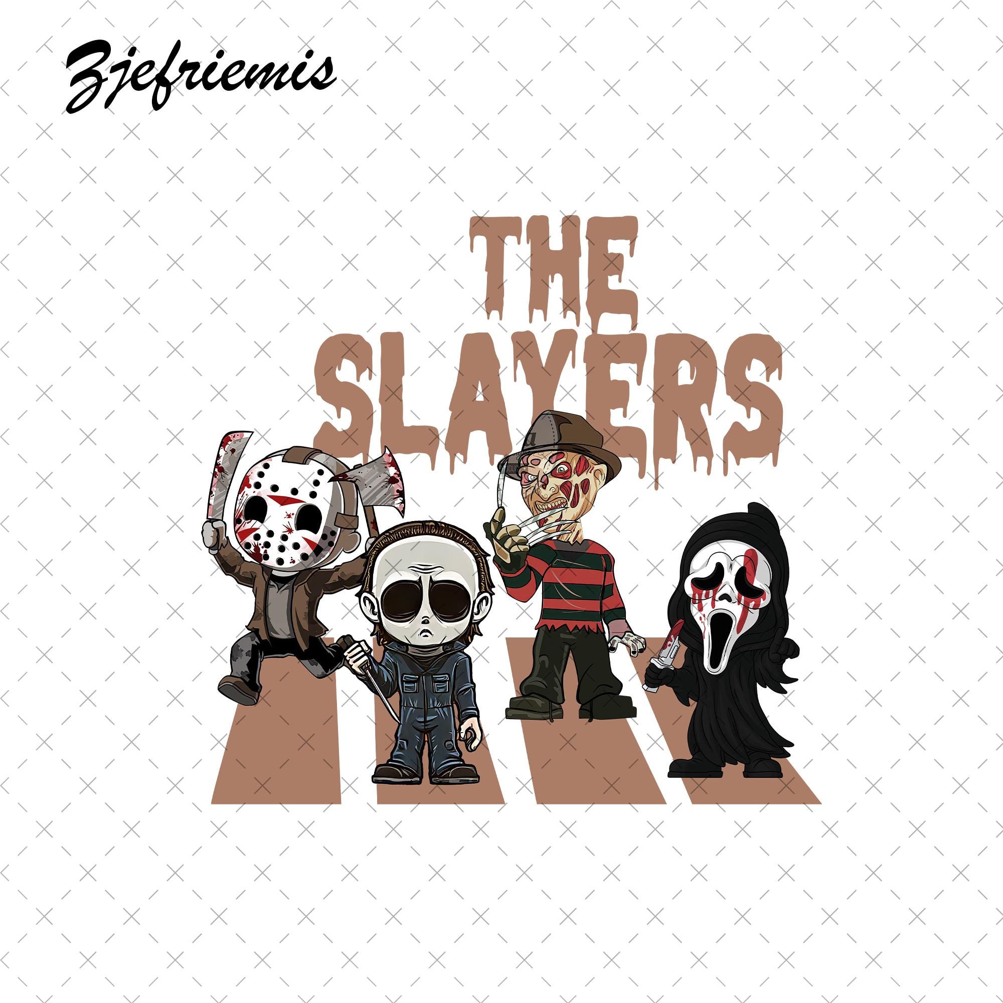 The Slayers Horror Movie Characters Halloween Png, Halloween Slayers ...