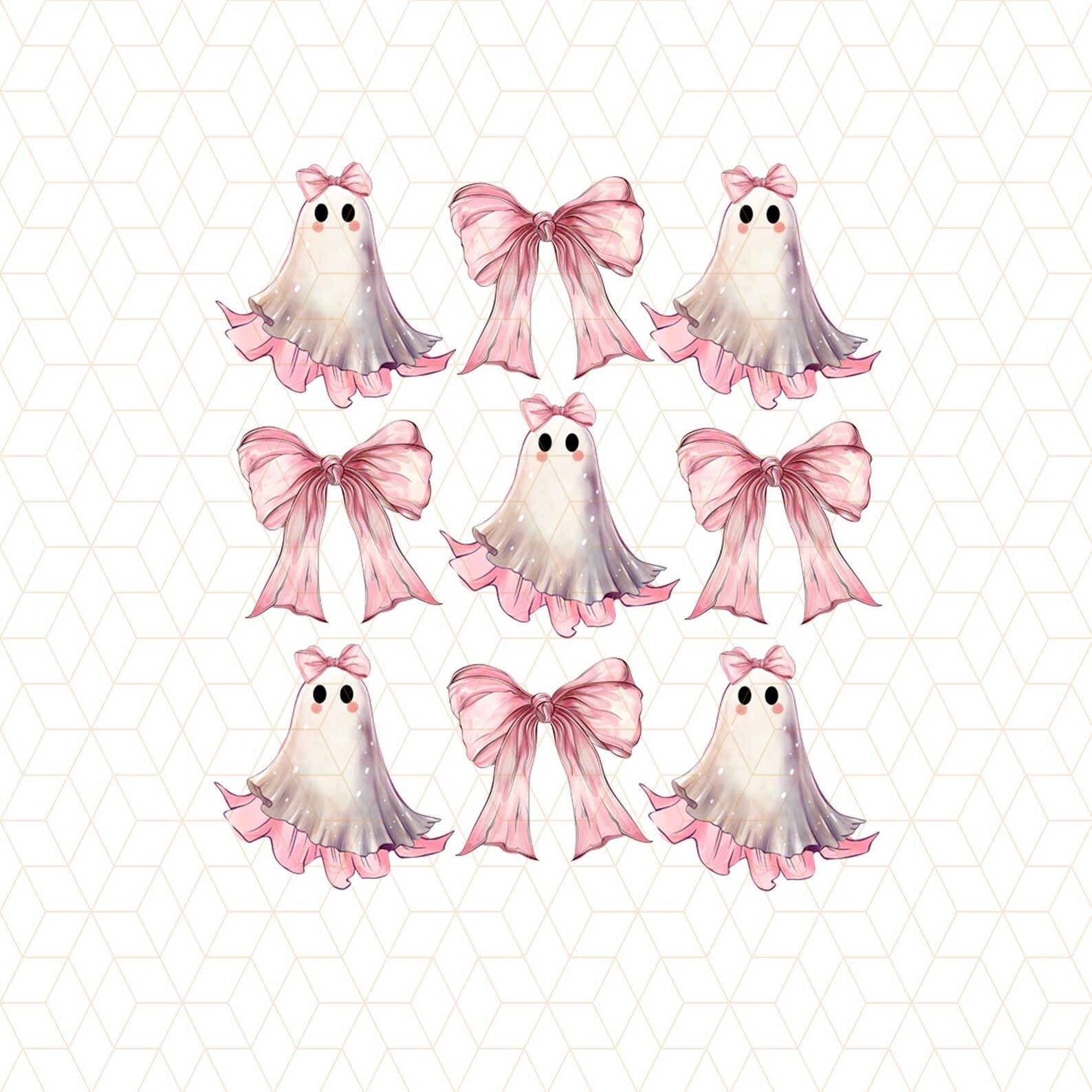 Coquette Bow Spooky Png, Coquette Halloween Png, Cute Ghost Png, Spooky ...