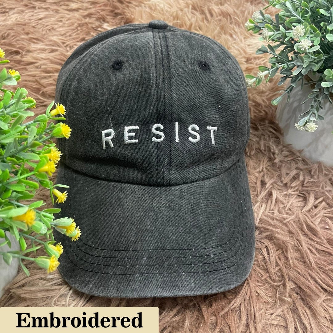 Resist Embroidered Hats, FDT Hat, Political Protest Resist Baseball Cap ...