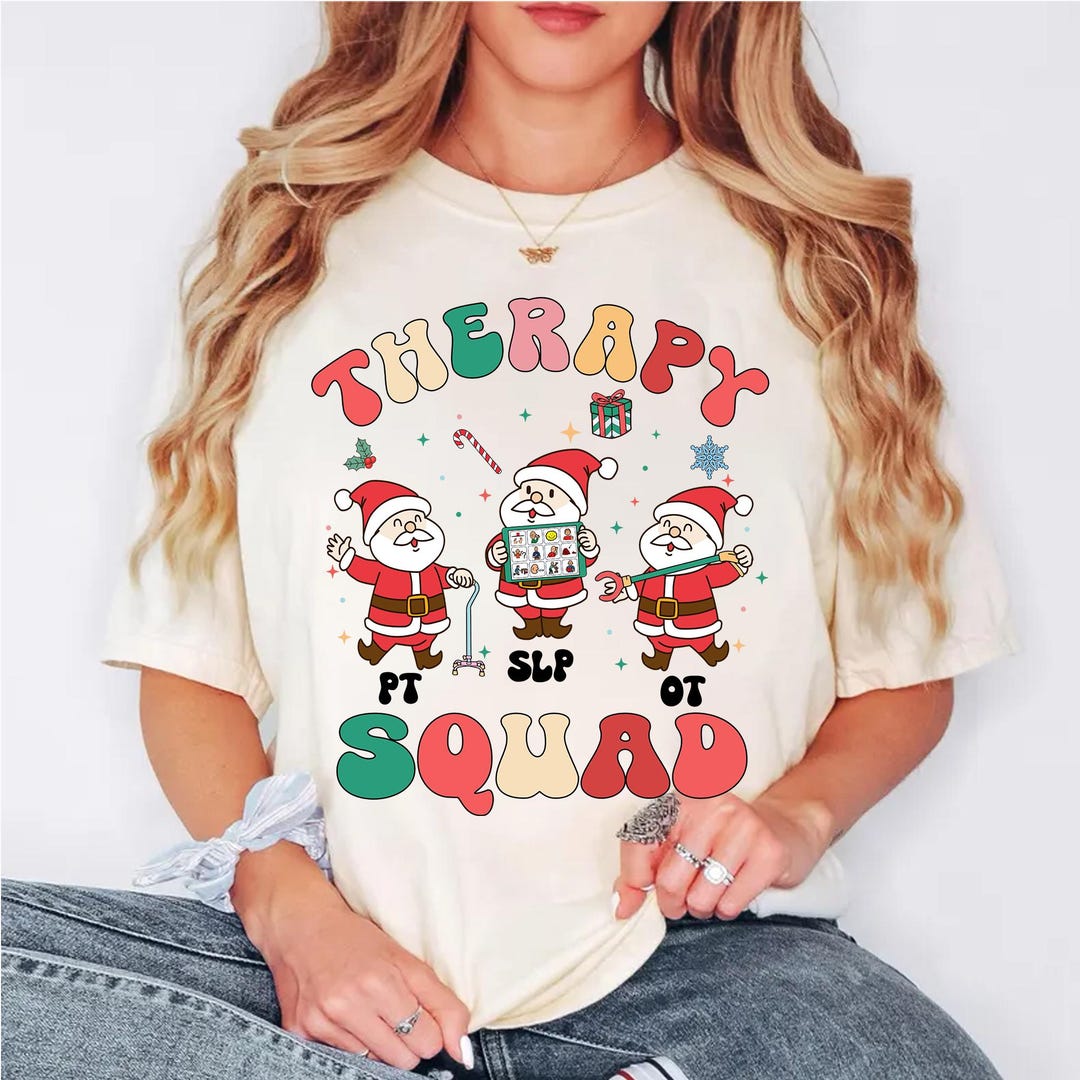 Therapy Squad Slp OT Pt Png, Christmas Vibe Png, Slp OT PT Team Png ...