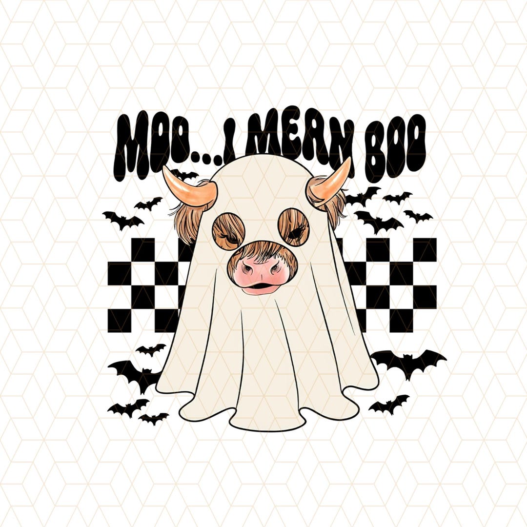 Moo... I Mean Boo Halloween Png, Funny Halloween Png, Farm Fall Png ...