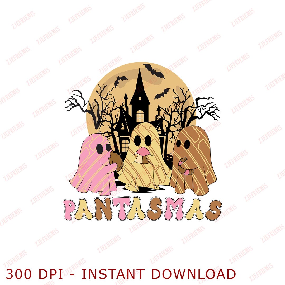 Mexican Ghost Pantasmas PNG, Scary Conchas PNG, Pantasmas PNG, Cute ...