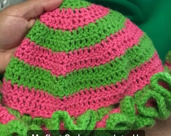 Flower Garden Crochet Hat - Etsy