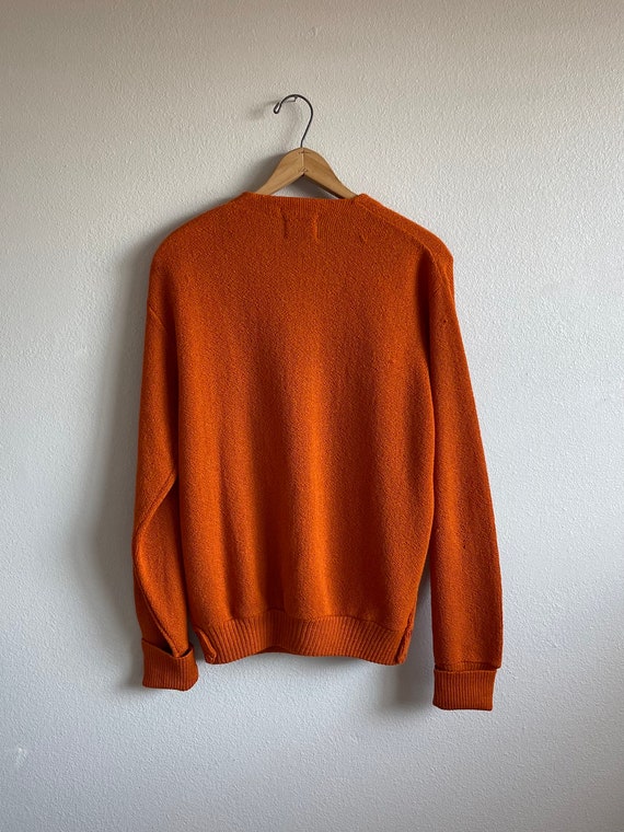1960s Masterpiece by Arena burnt orange alpaca cardig… - Gem