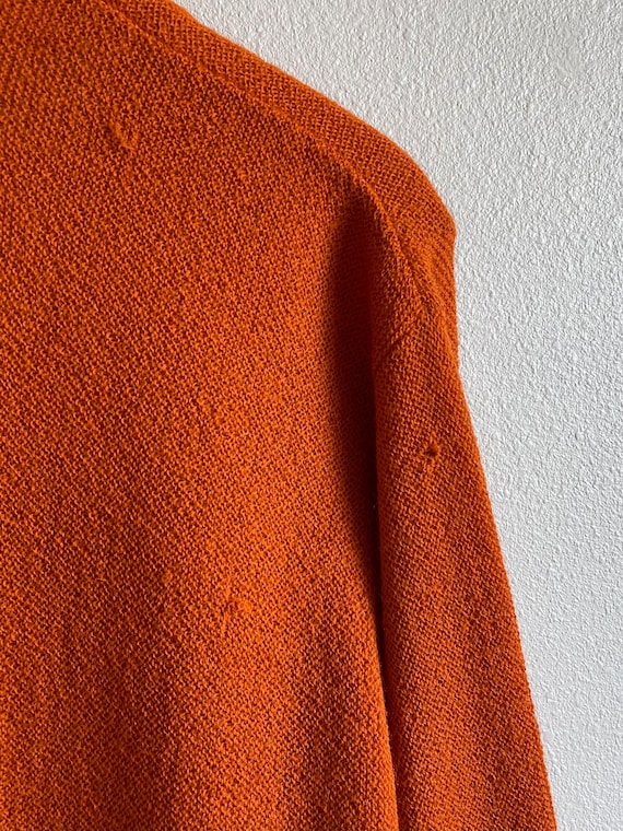 1960s Masterpiece by Arena burnt orange alpaca cardig… - Gem