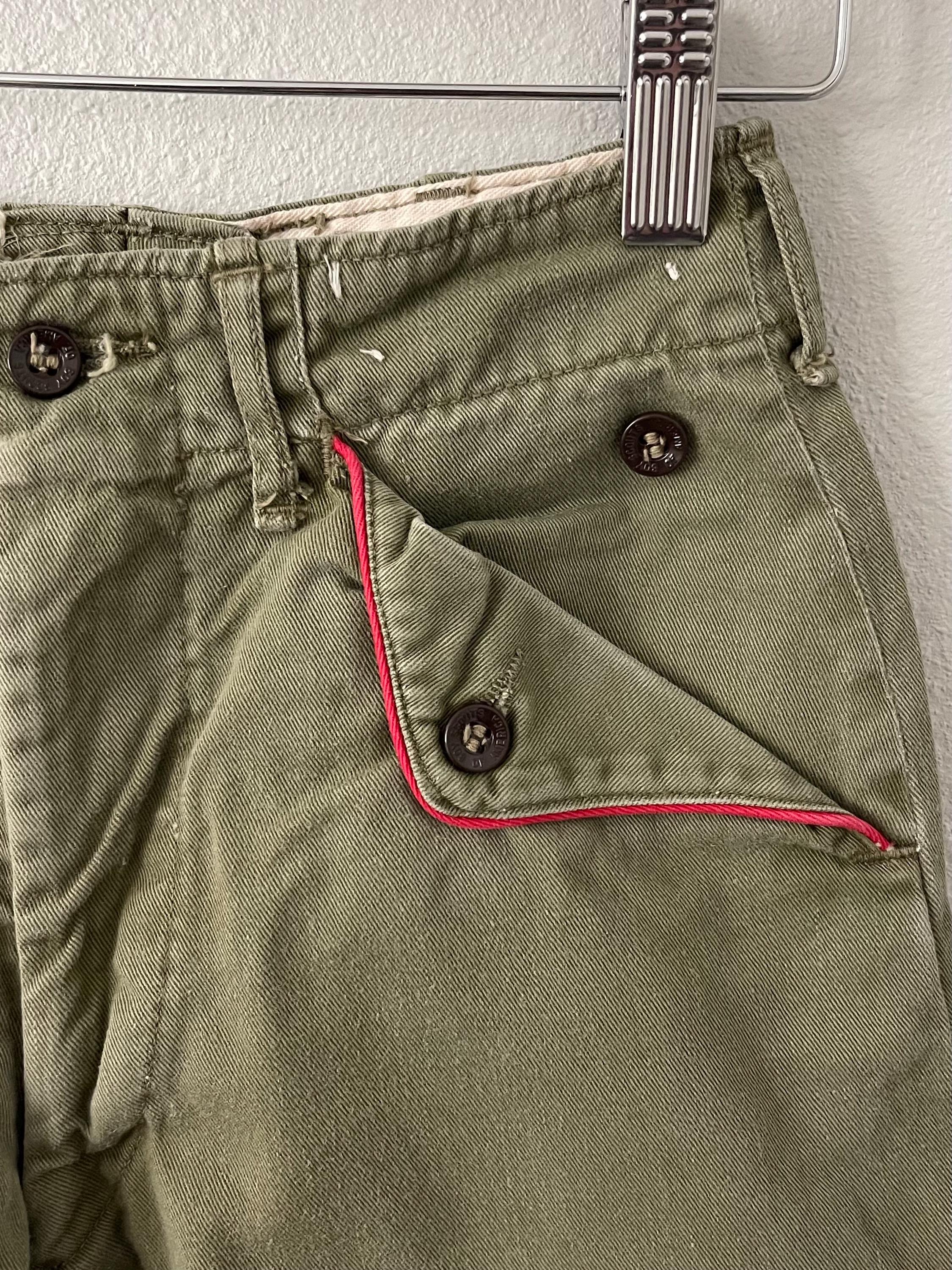 1950s 1960s BSA Shorts Boy Scout Mule Ear Pocket Talon Zipper Outdoors ...