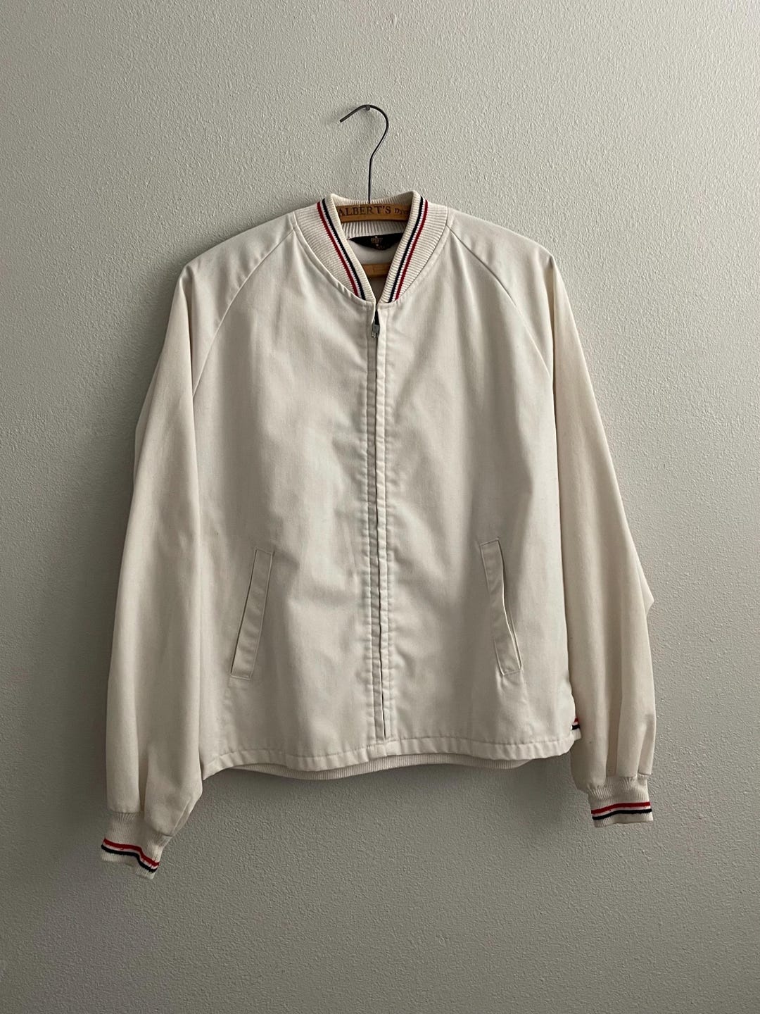 1970s Sir Jac Zip-up Camp Jacket Lightweight Shop Jacket Mechanic ...