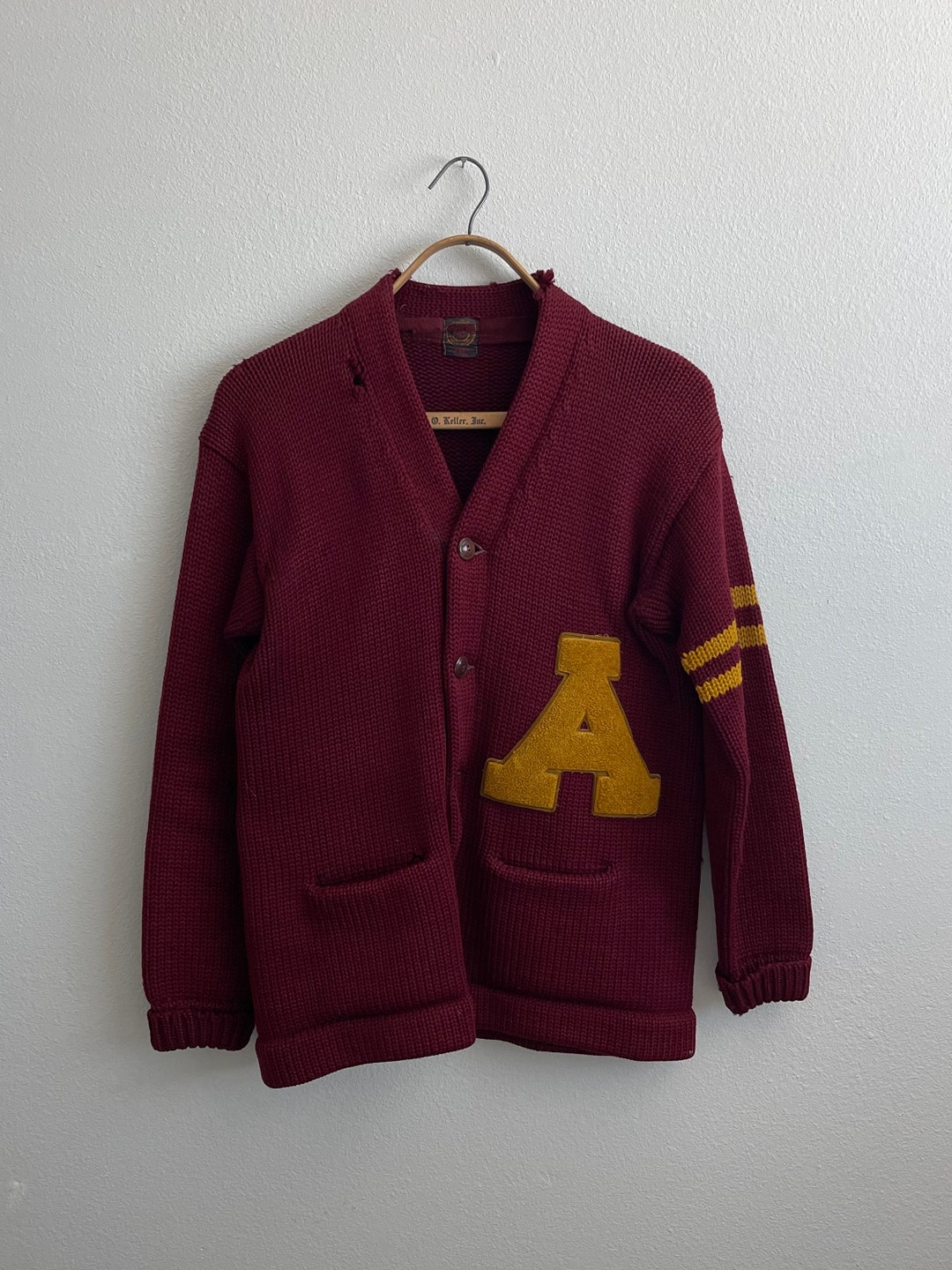 1930s Lowe and Campbell Arizona State University Letterman Cardigan - Etsy