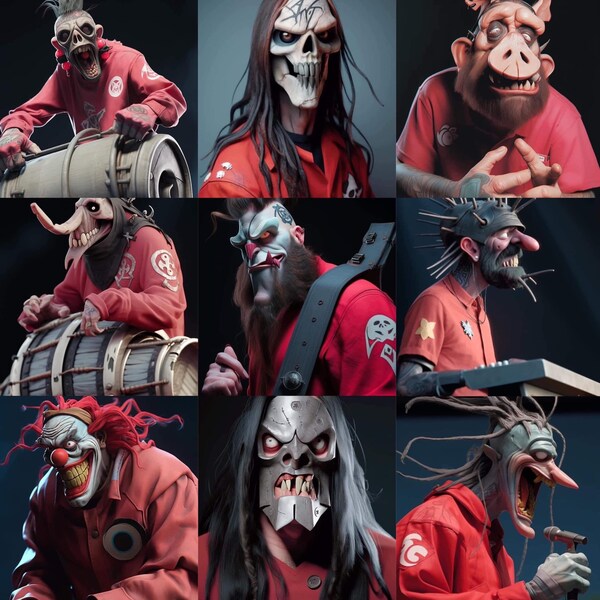 Cartoon Slipknot - Etsy