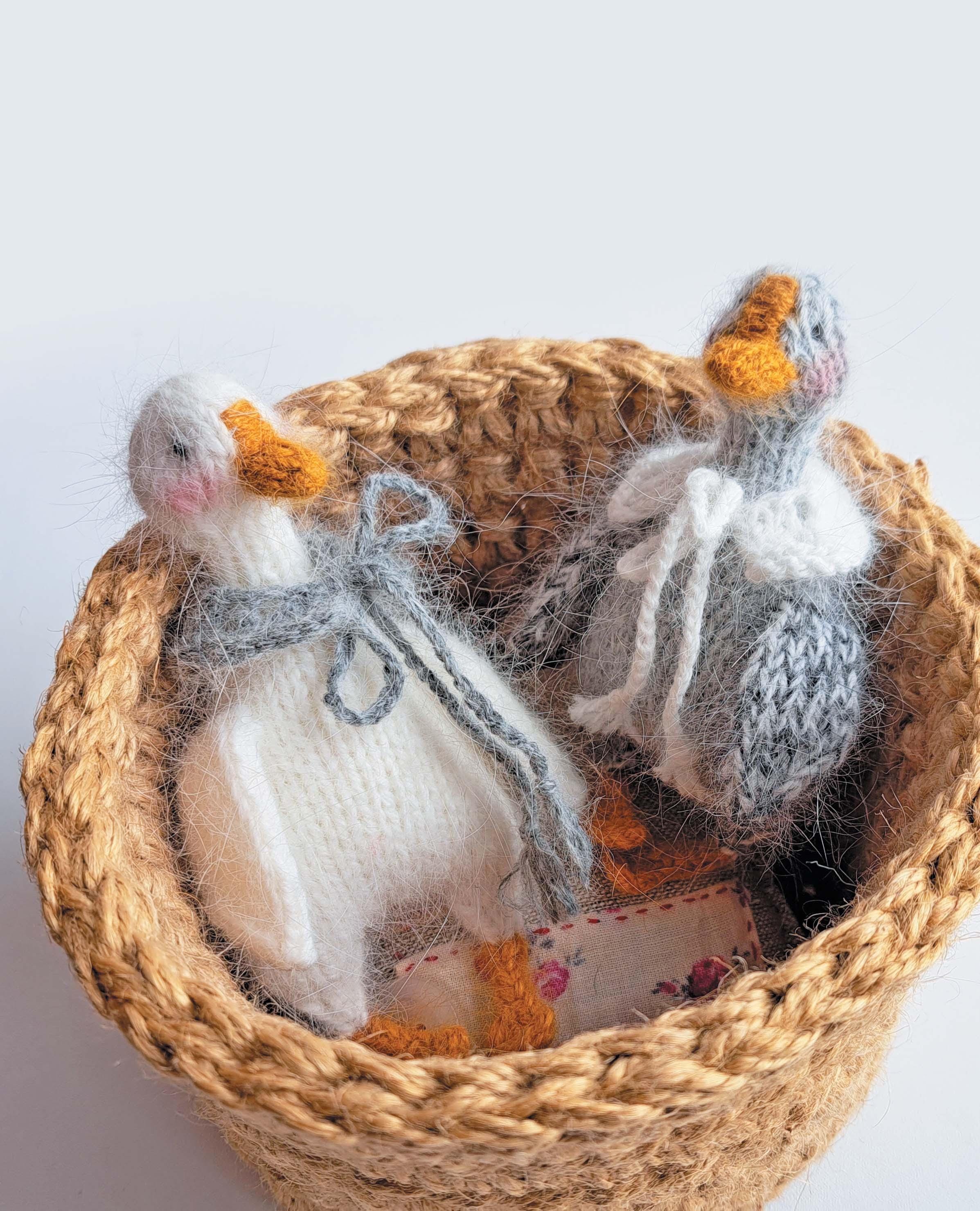 Goose Plush Toy Knitting Pattern Tiny Small 13 Cm – Cute Goose PDF ...