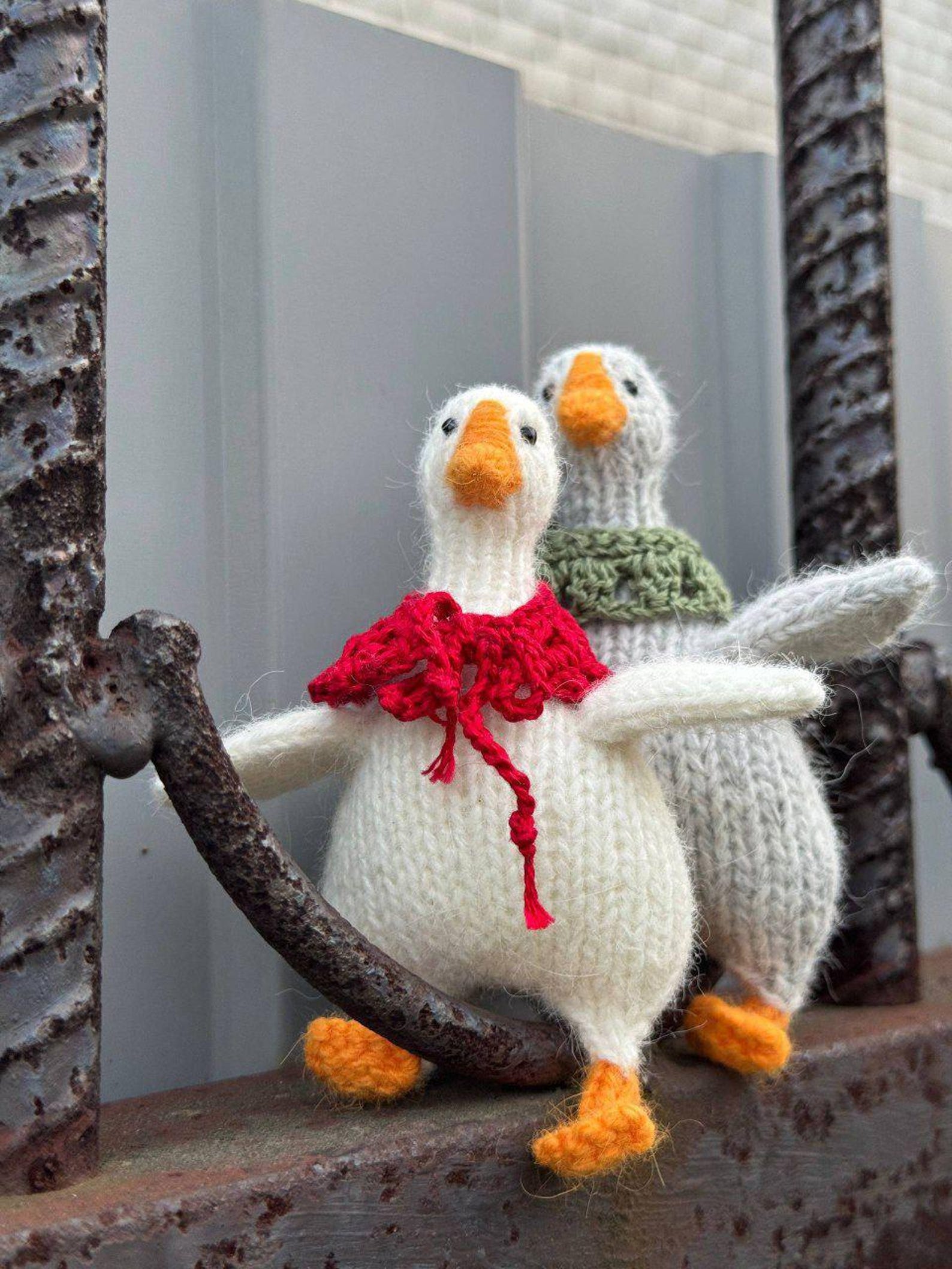 Small Goose Toy Knitting Pattern Tiny Plush 13 Cm – Cute Goose PDF ...
