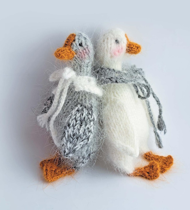 Goose Plush Toy Knitting Pattern Tiny Small 13 Cm – Cute Goose PDF ...