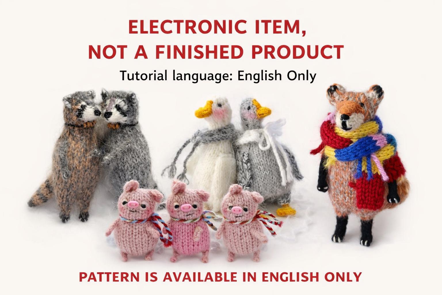 Corgi Knitting Pattern • Mini Dog PDF Tutorial • Small Dog Toy Pattern ...