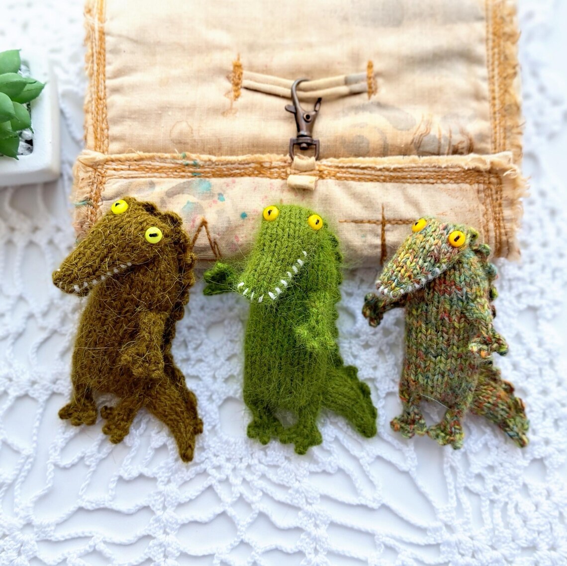 Crocodile Plush Knitting Pattern PDF Tutorial - Funny Amigurumi Style ...