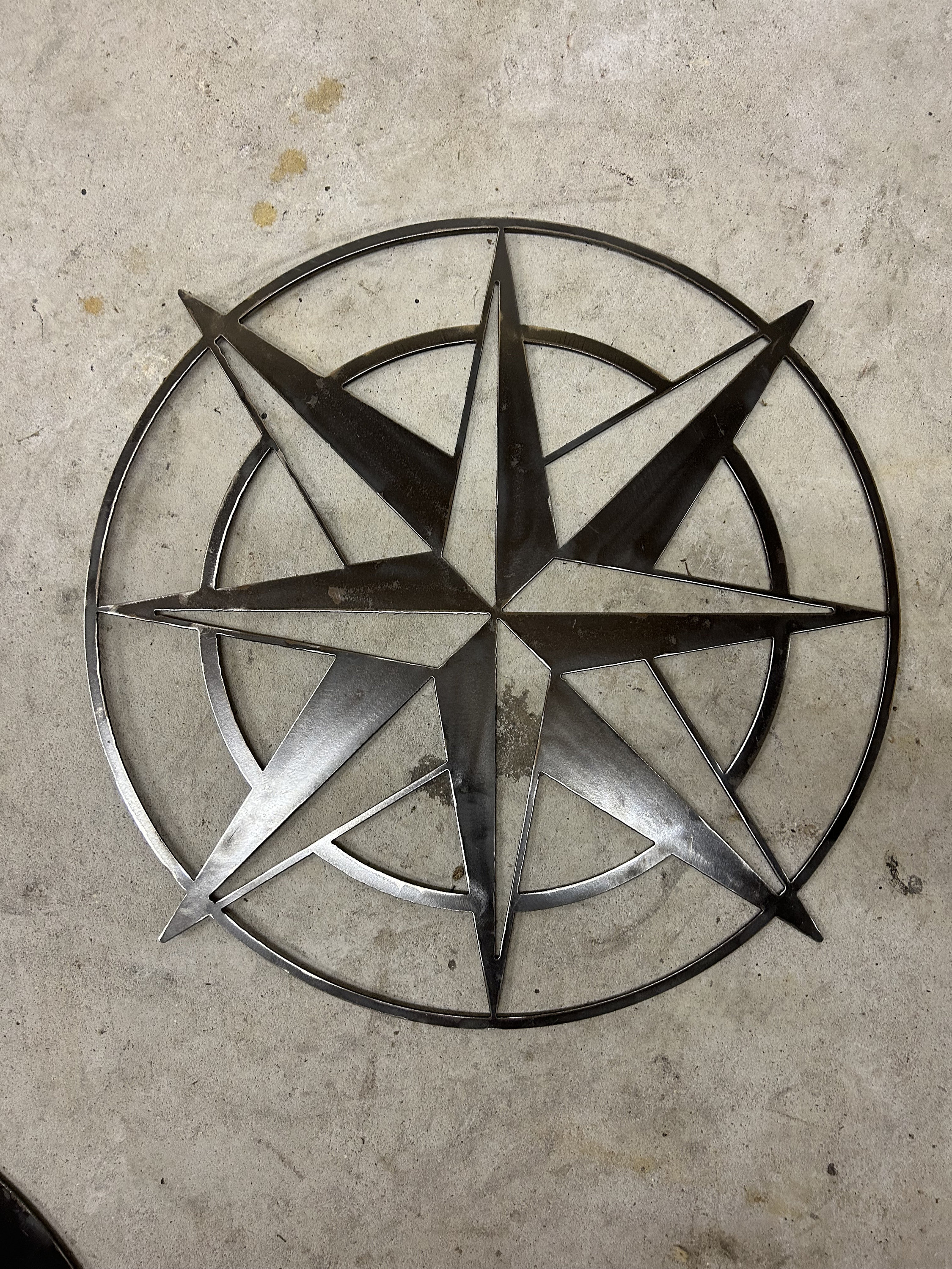Plasma Cut Compass Rose - Etsy