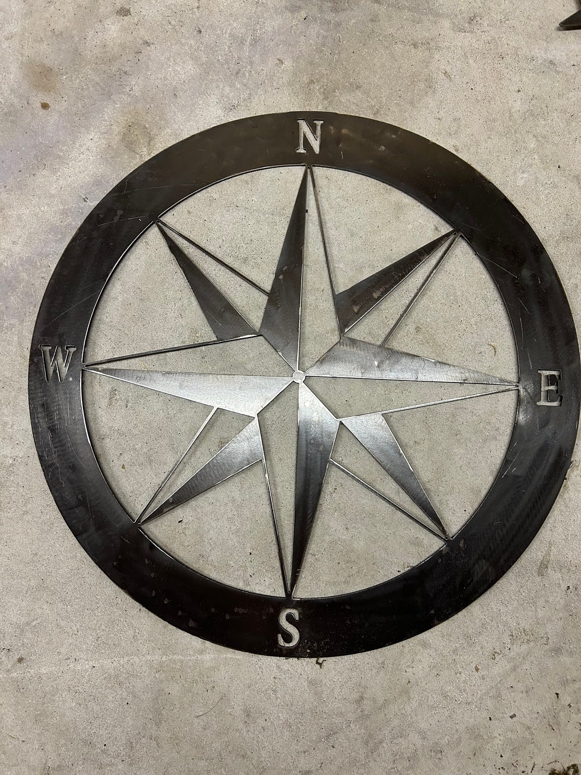 Plasma Cut Compass Rose - Etsy