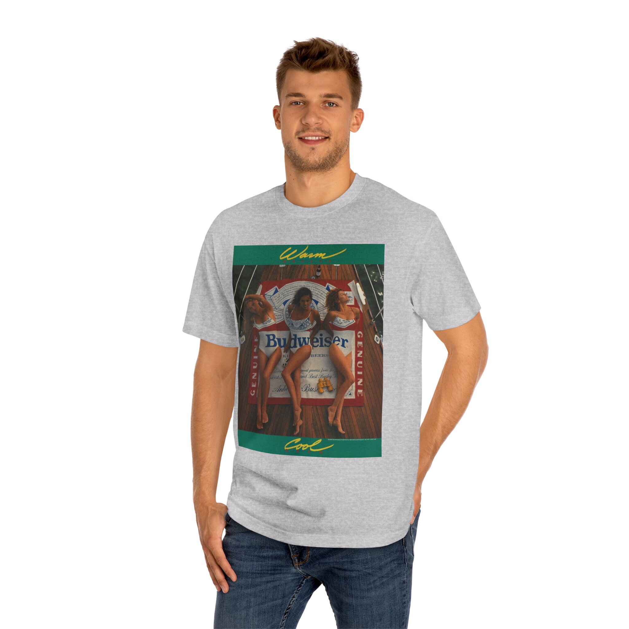 Budweiser Vintage Models Beer Poster Graphic Tee Retro Unisex - Etsy