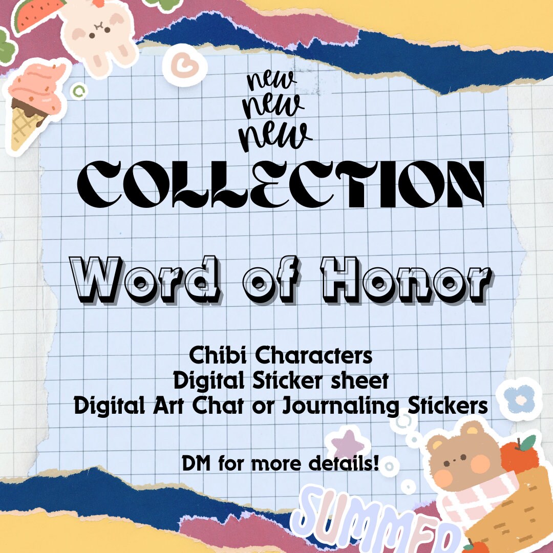 Chibi Digital Hand Drawn Stickers Word of Honor, Shan He Ling, Zhangzhe ...