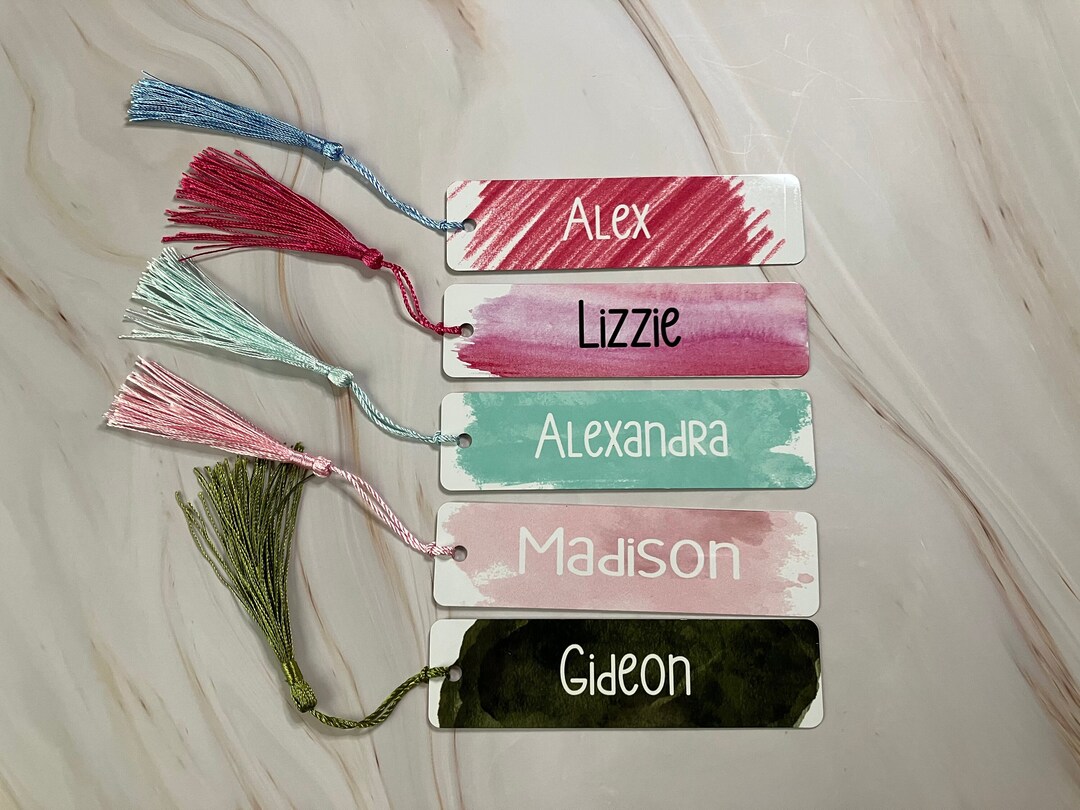 Bookmarks Personalized for Kids, Custom Bookmarks for Teens, Cute ...