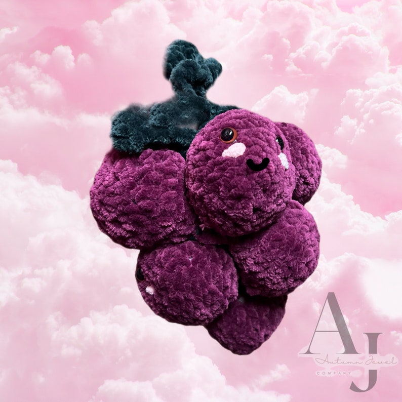 Large Grape Plushie - Etsy