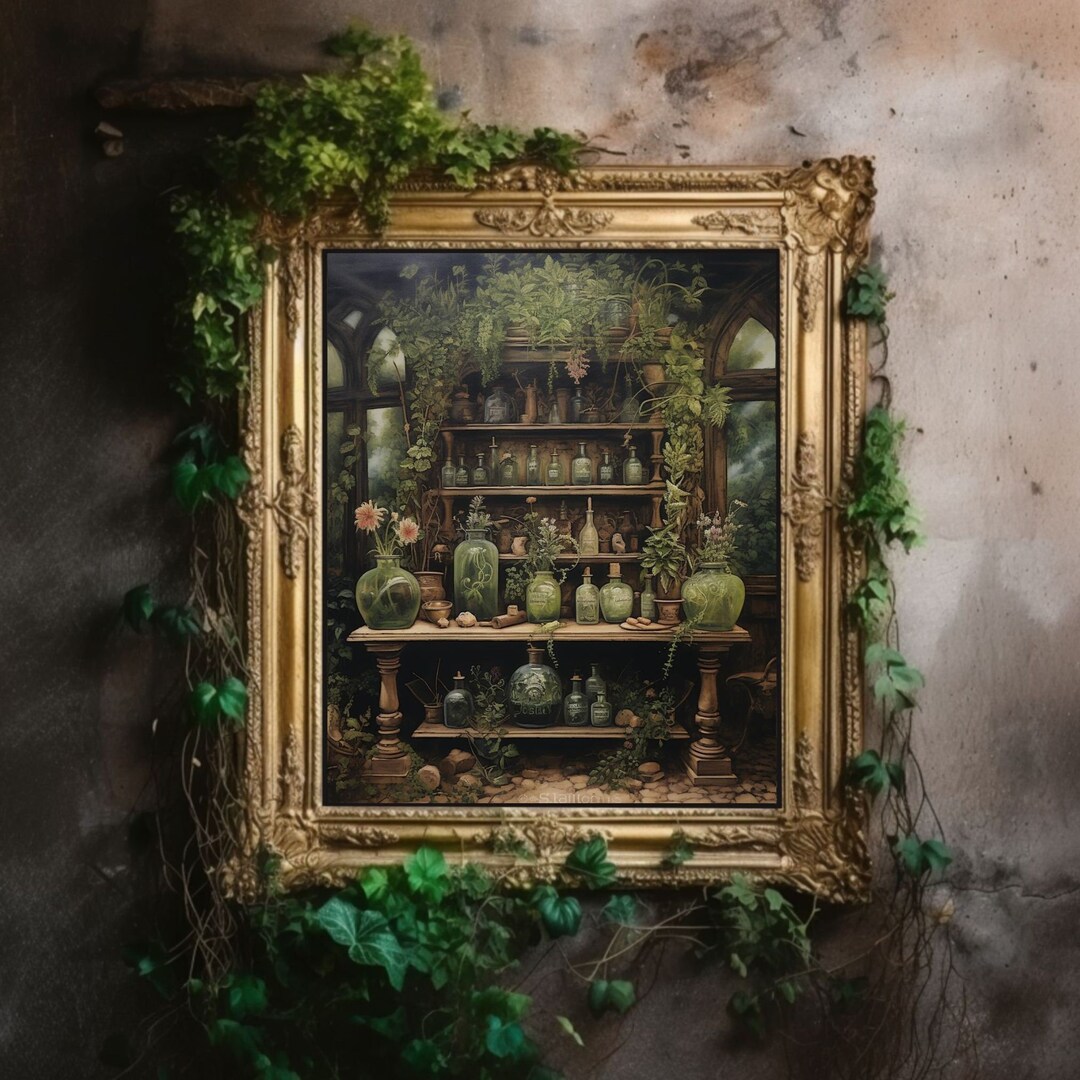 Vintage Apothecary | Baroque Botanical Renaissance Wall Decor ...
