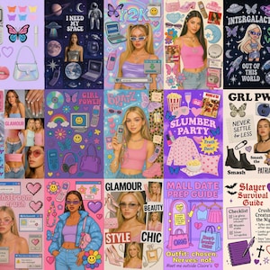 Y2K Collage Kit | 100+ Aesthetic Posters – Pop Art, Teen Nostalgia ...