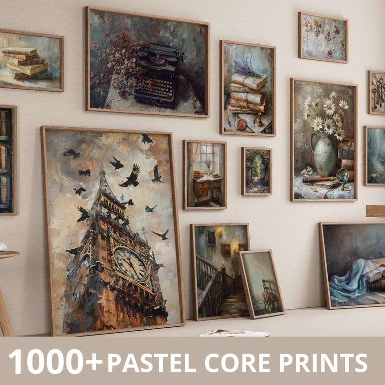 1000+ Pastelcore & Light Academia Wall Art Prints | Vintage Aesthetic ...
