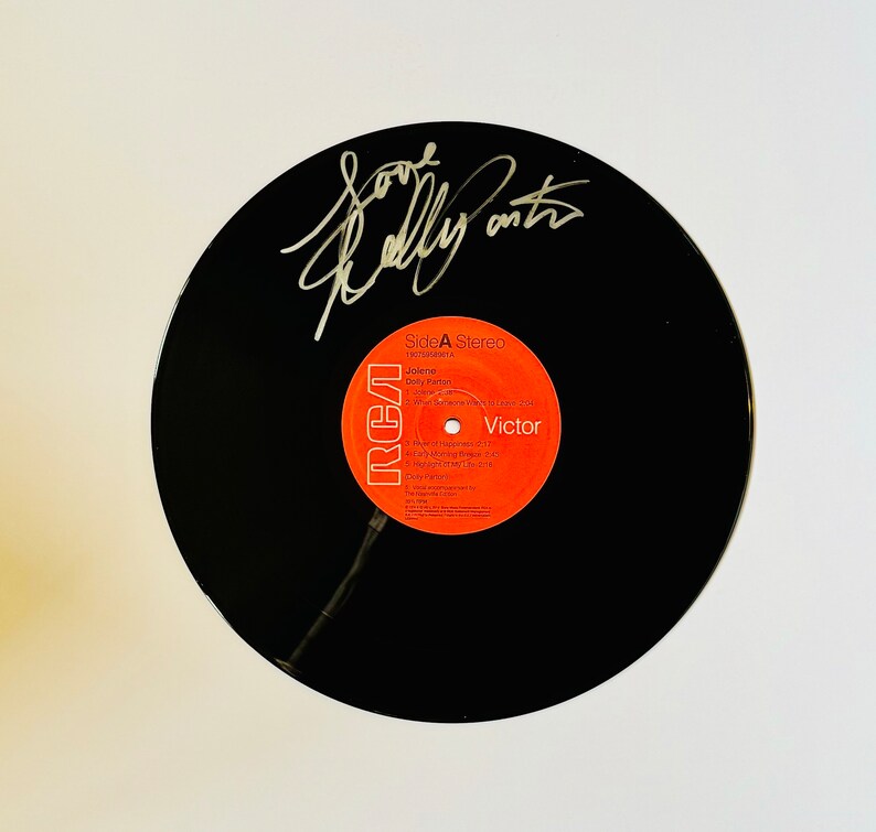 Dolly Parton Jolene Signed Vinyl Record - Etsy