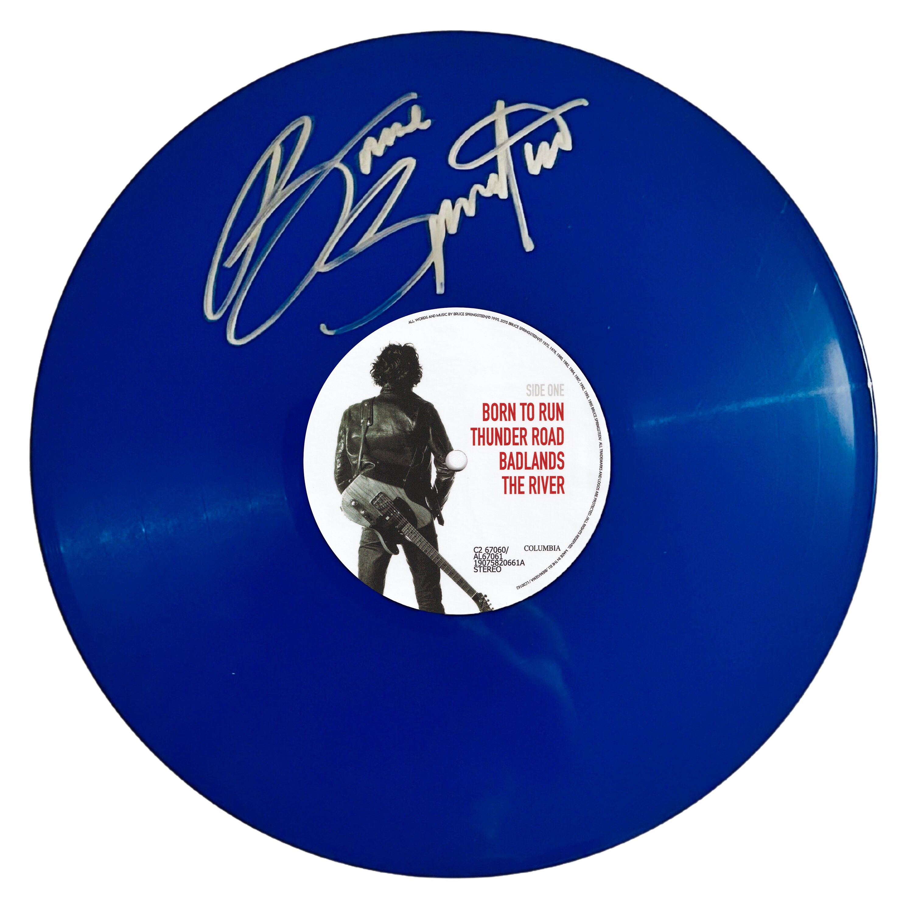 Bruce Springsteen Born to Run Autographed Limited Edition Blue Vinyl ...