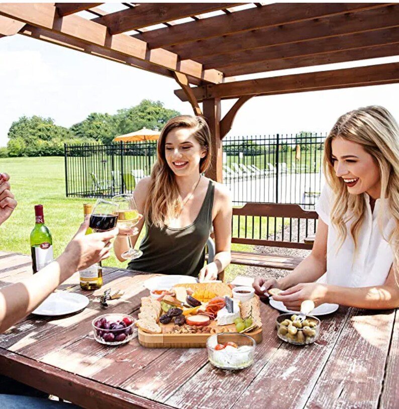 Bamboo Cheese Board - Etsy