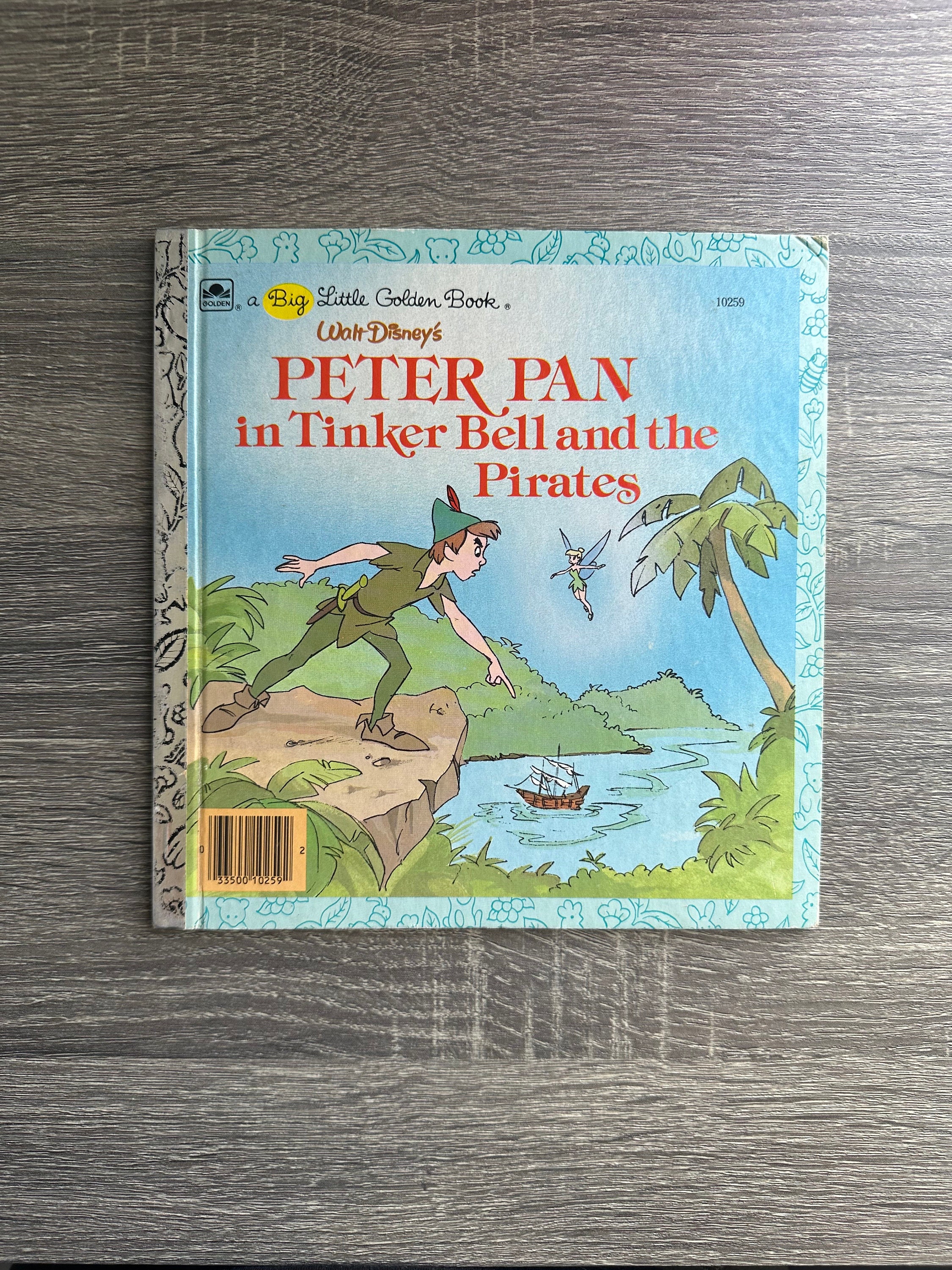 Walt Disneys Peter Pan in Tinkerbell and the Pirates A Big - Etsy