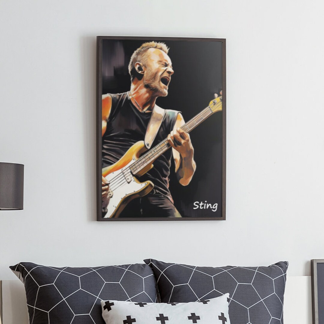 Sting Digital Wall Art - Etsy
