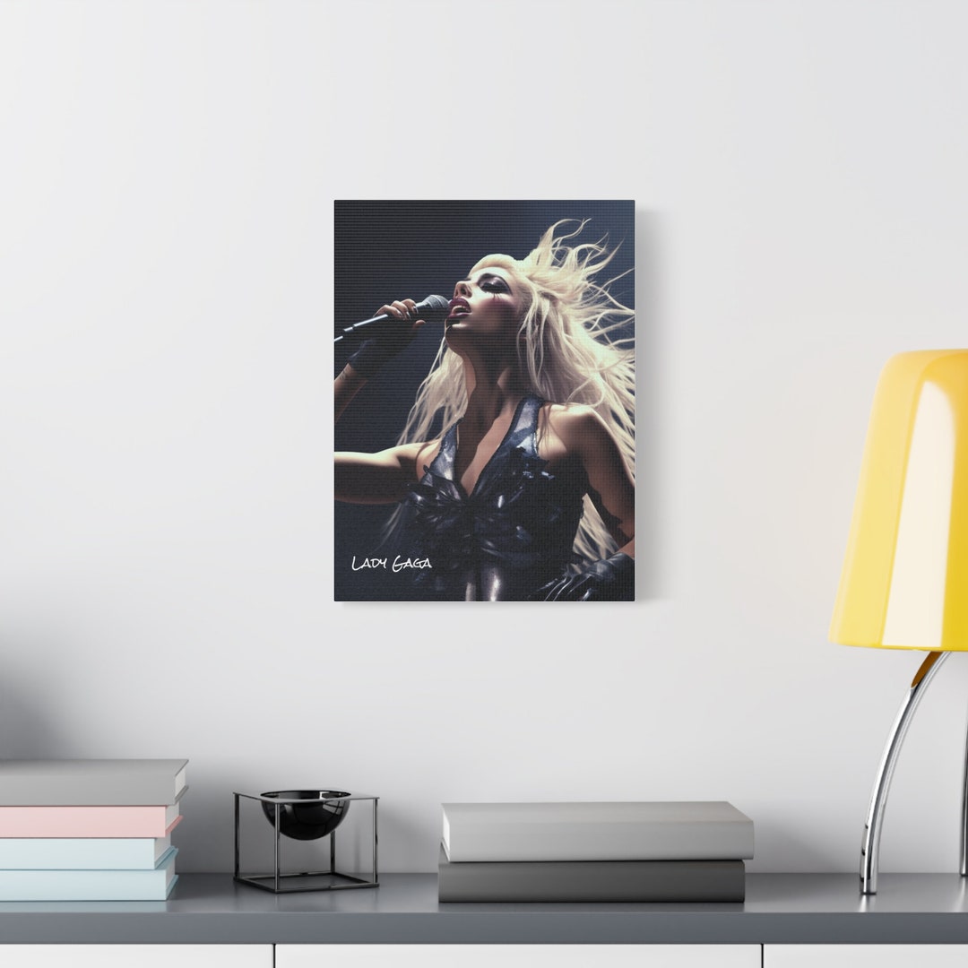 Lady Gaga Music Legends in High-definition Canvas Art - Etsy