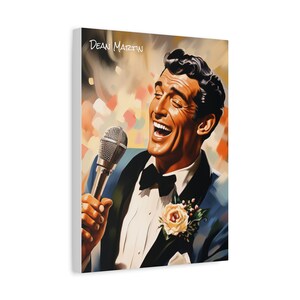 Dean Martin - Music Legends in High-definition Canvas Art - Etsy