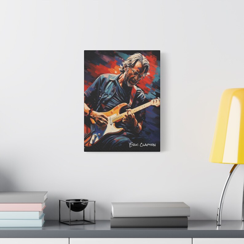 Eric Clapton - Music Legends in High-definition Canvas Art - Etsy