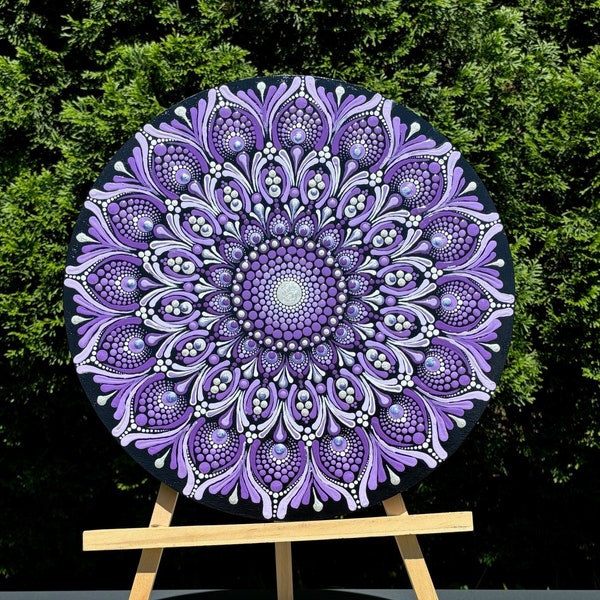Hand Painted Mandala - Etsy