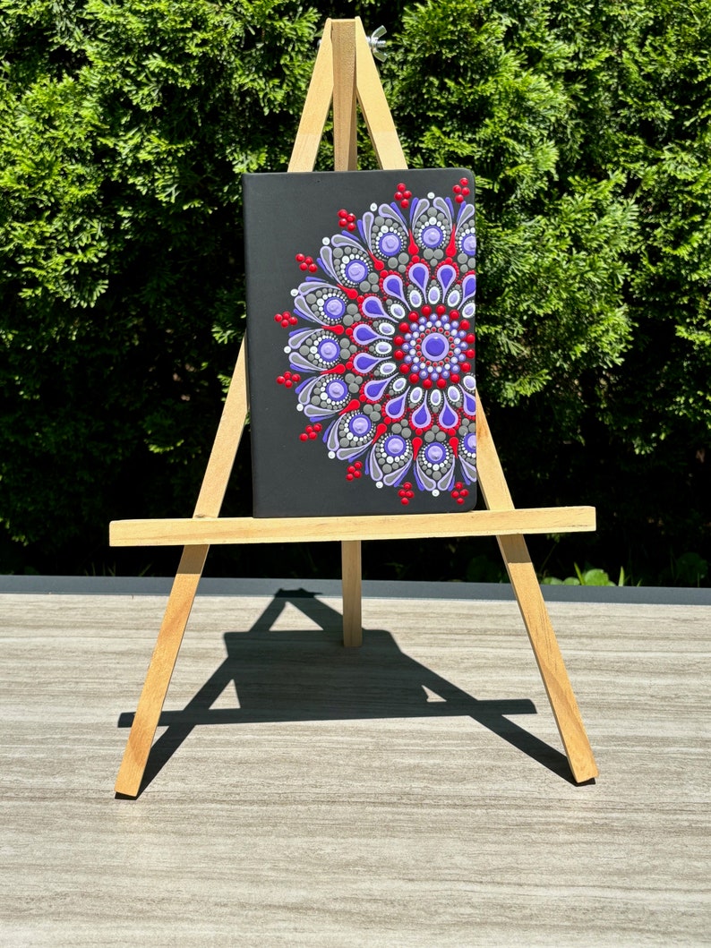Hand Painted Mandala Lined Journal Notebooks, 240 Pages, 5.5 X 8.3 Inch ...
