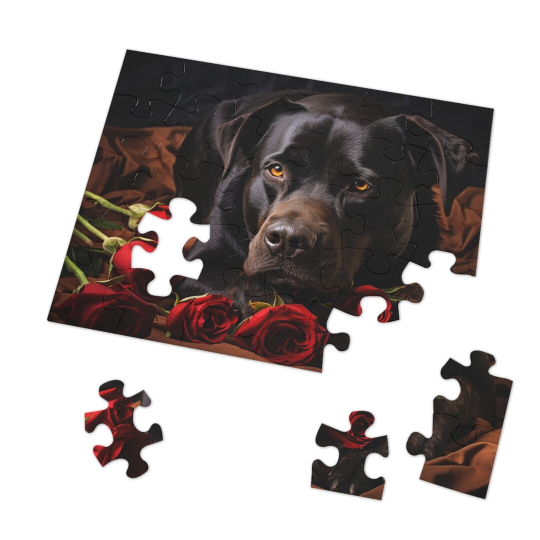 Rottweiler Dog Puzzle - Fun for All Ages! Available in 30, 110, 252 ...