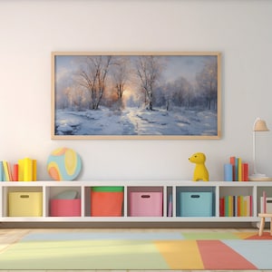 First Winters' Snowfall Winter Wall Art, Pathway Home. Winter Jpg ...