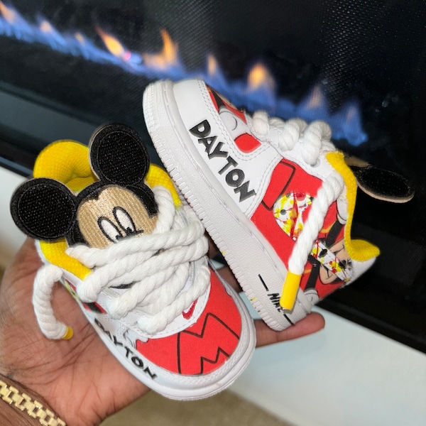 Mickey Mouse Shoes - Etsy
