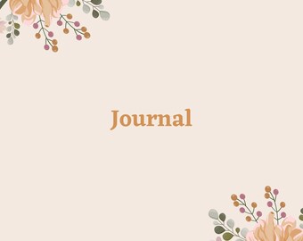 Front & Back Printable Journal Covers Growing Tree Cherry - Etsy