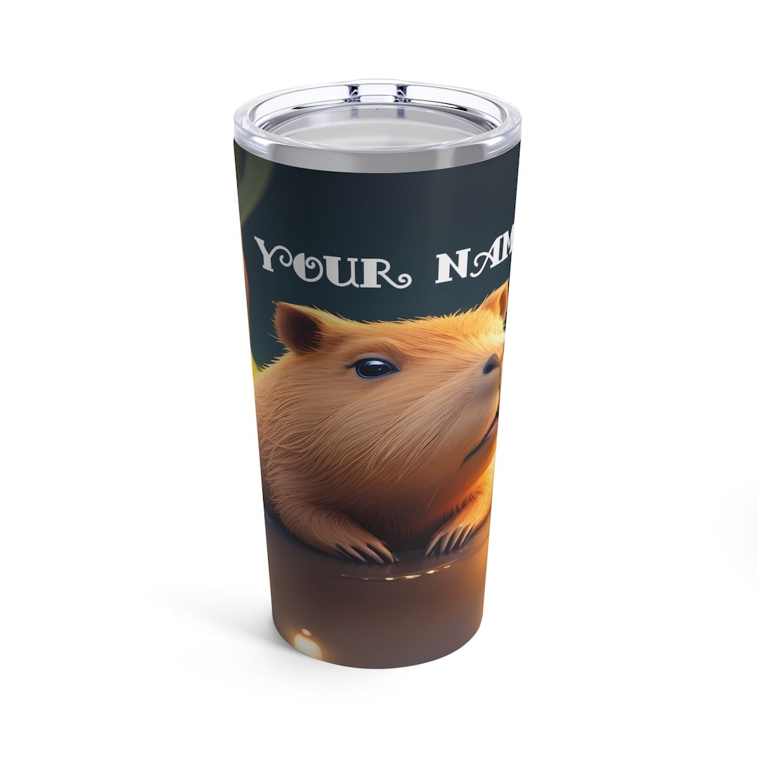 Custom Cute Capybara Hot and Cold Drink Tumbler 20oz - Etsy