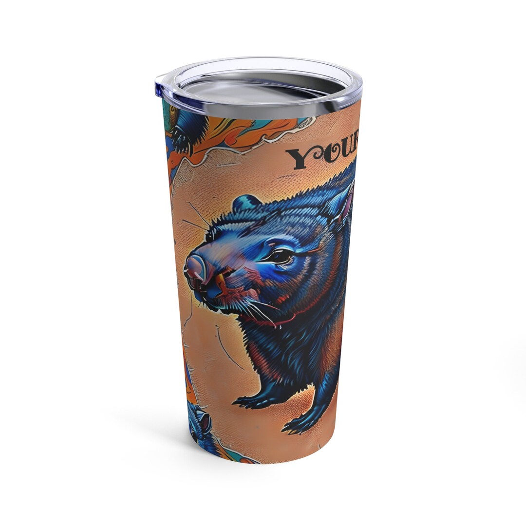 Custom Unique Wombat Aboriginal Art Tumbler 20oz - Etsy