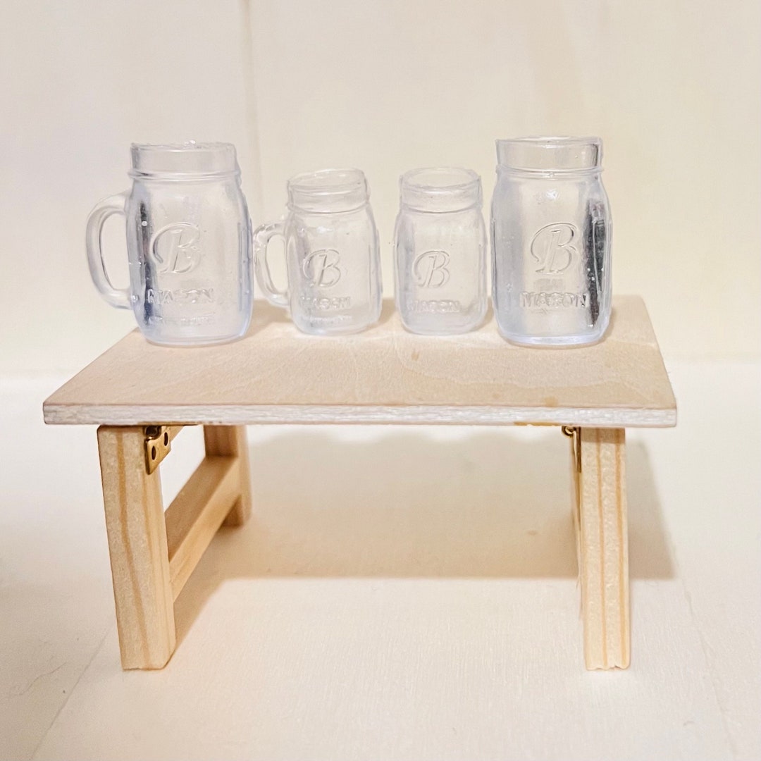Miniature Mason Jars 1/6 Scale & 1/12 Scale / Mini Bali Jars / - Etsy