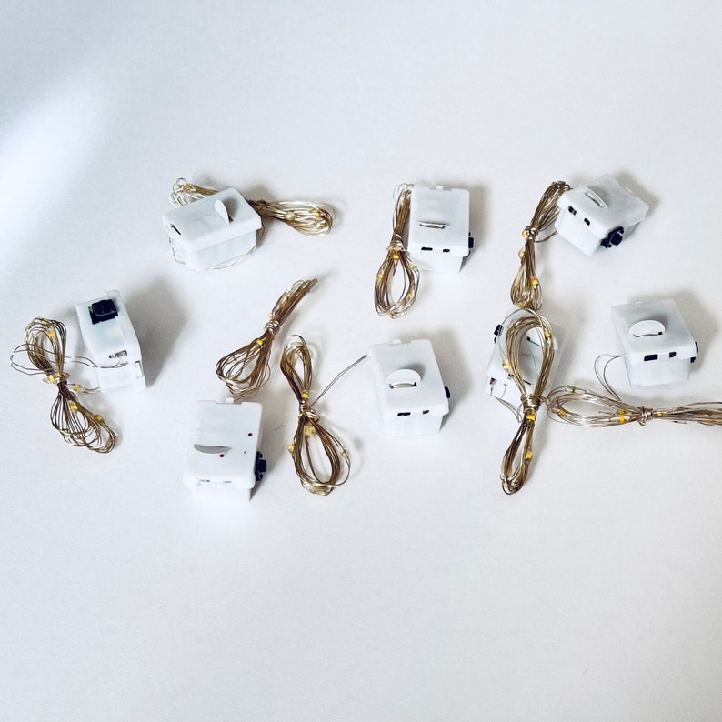 Dollhouse Miniature Lights, Dollhouse Decoration Minitature Led Lights ...